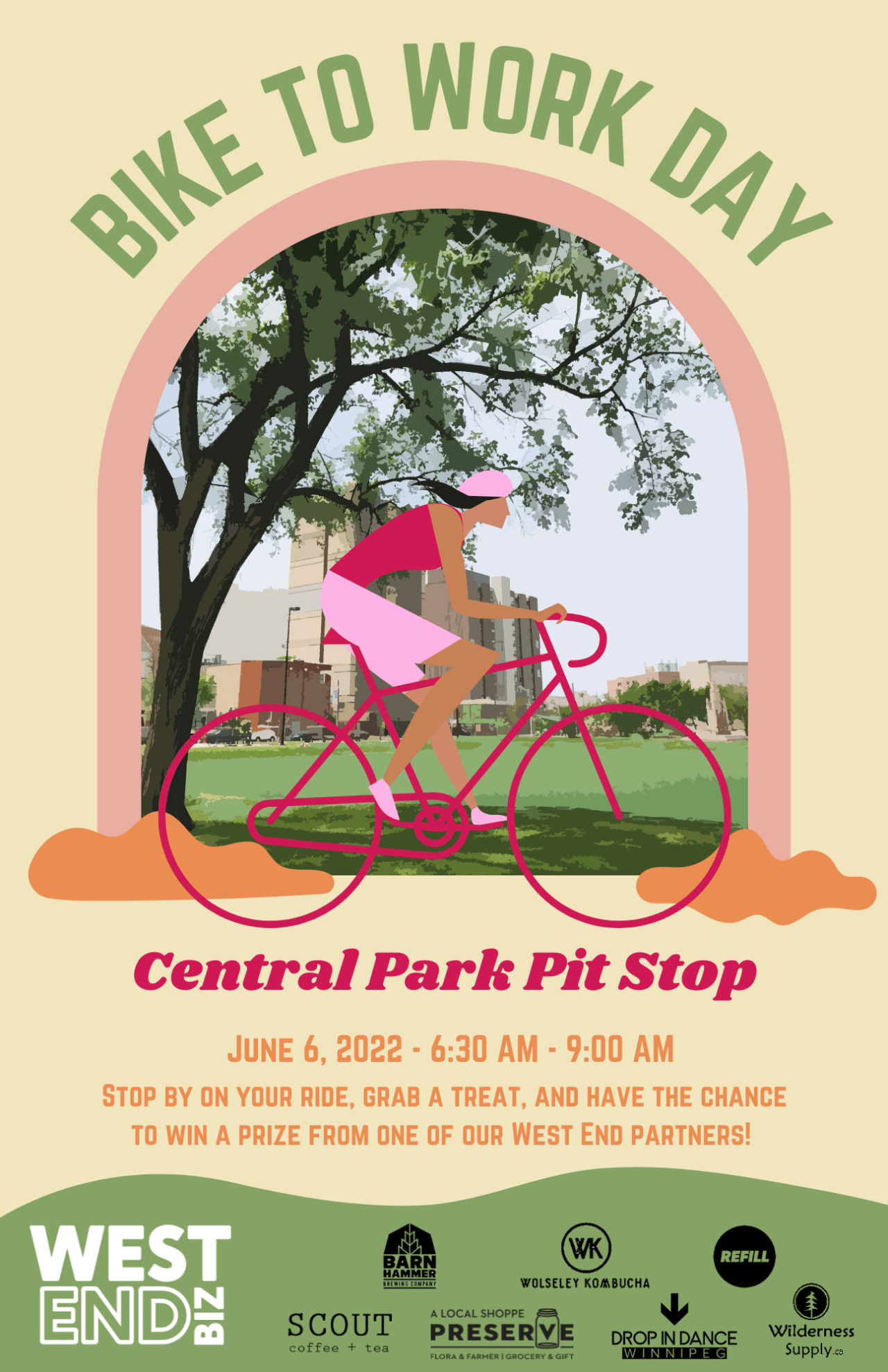 Bike to Work Day: Pit Stop - Winnipeg West End BIZ