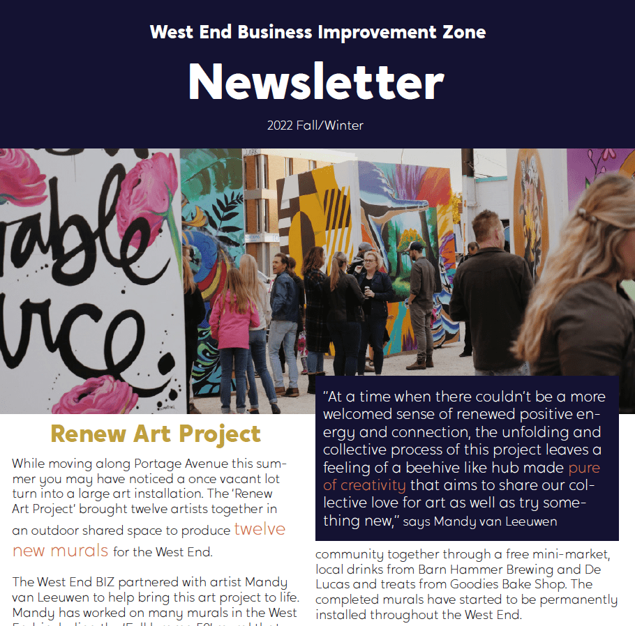 Fall/Winter Newsletter, Board Nominations & AGM Invite - Winnipeg West ...
